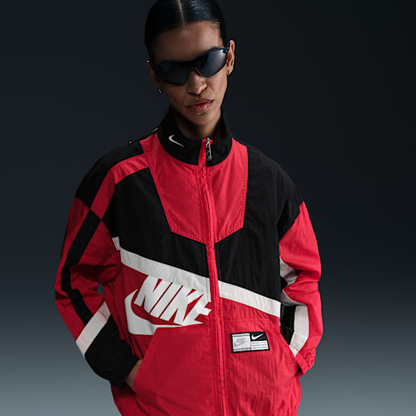 Nike red and black jacket store